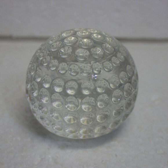 Office | Glass Golf Ball Like Paperweight | Poshmark